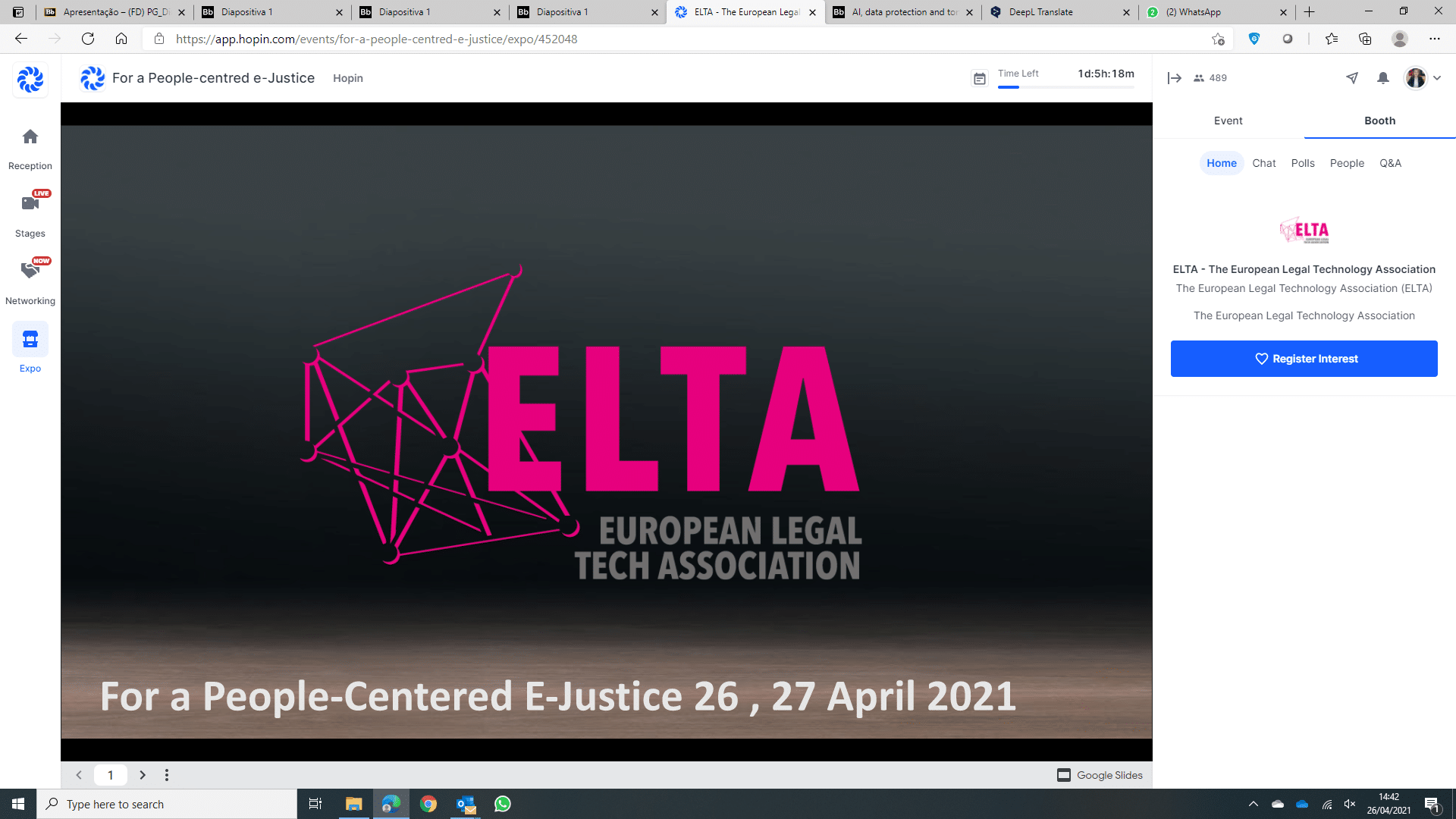 Visit ELTA's booth at 26th and 27th April at the high-level conference ...